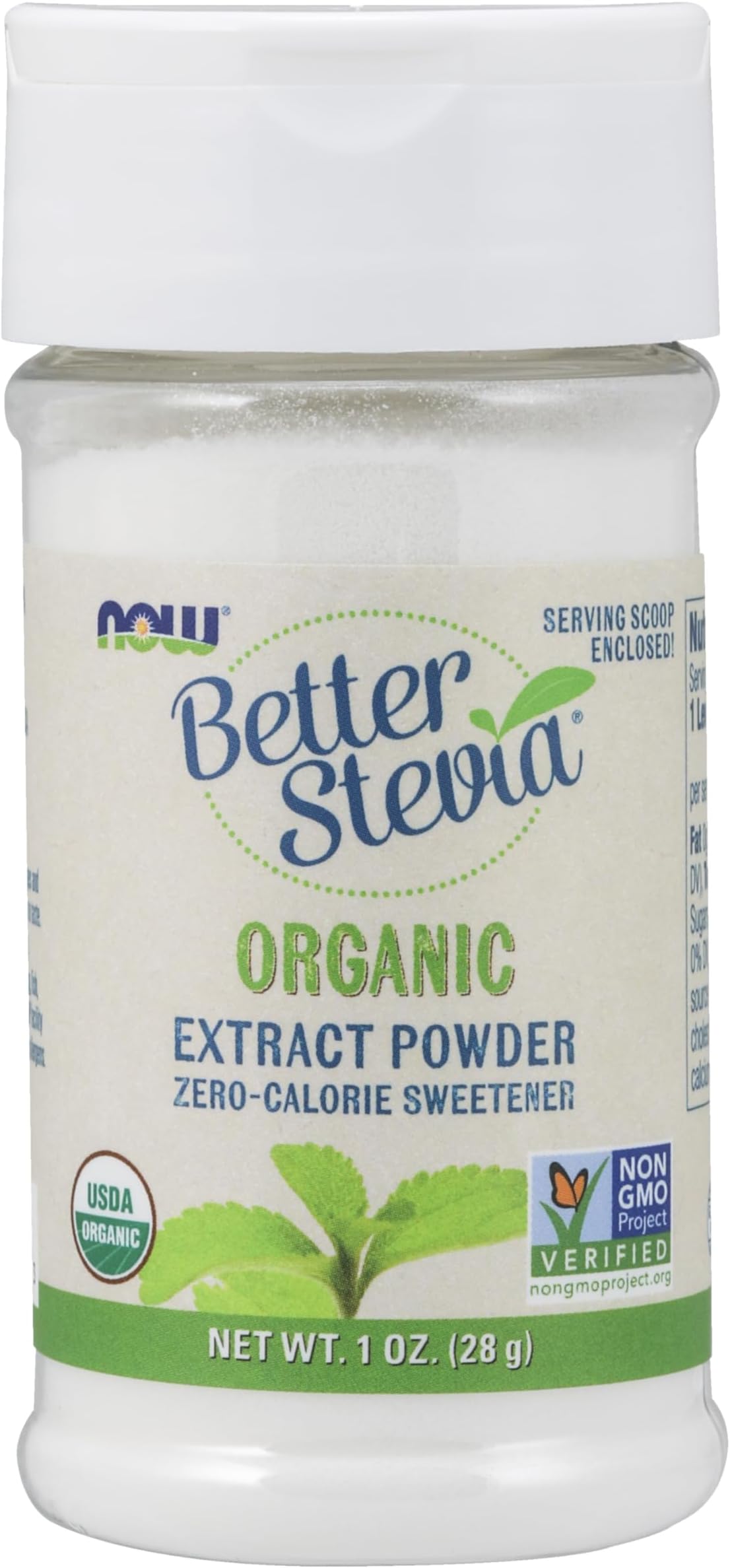 Amazon.com: NOW Foods, Certified Organic Better Stevia, Extract Powder ...
