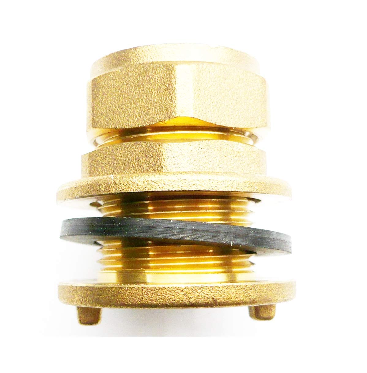 Brass 22 mm Compression Tank Connector : Amazon.co.uk: DIY & Tools