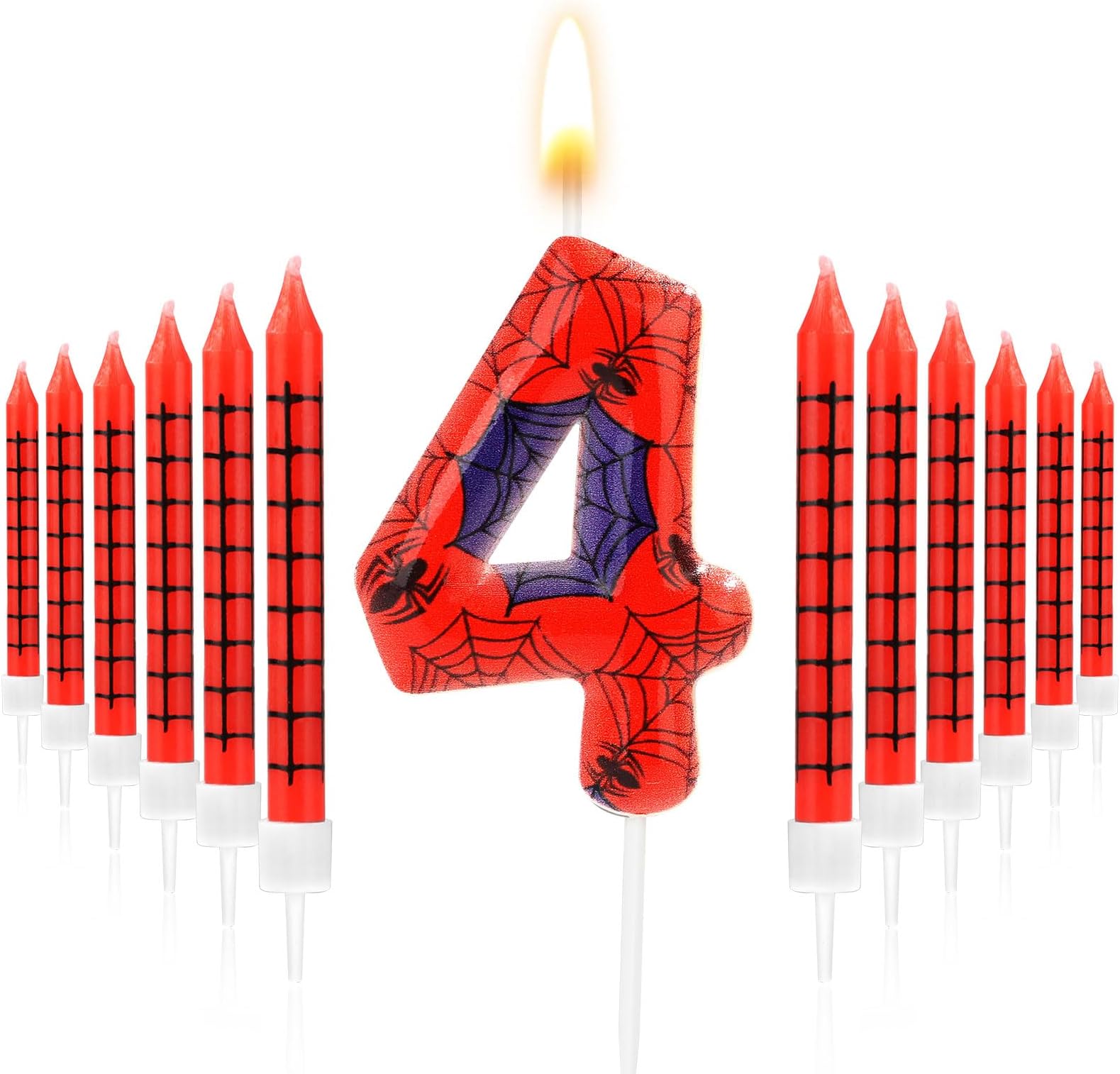 Amazon.com: DecoPac Spider-Man Candles : Home & Kitchen