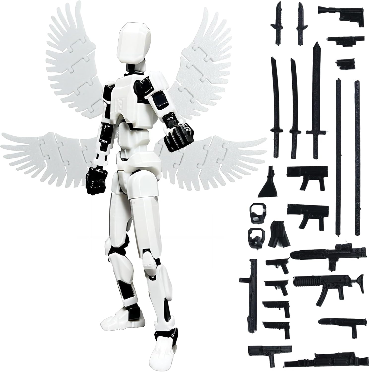 Assembly Completed T13 Action Figure Set, Titan 13 Robot Action Figure ...