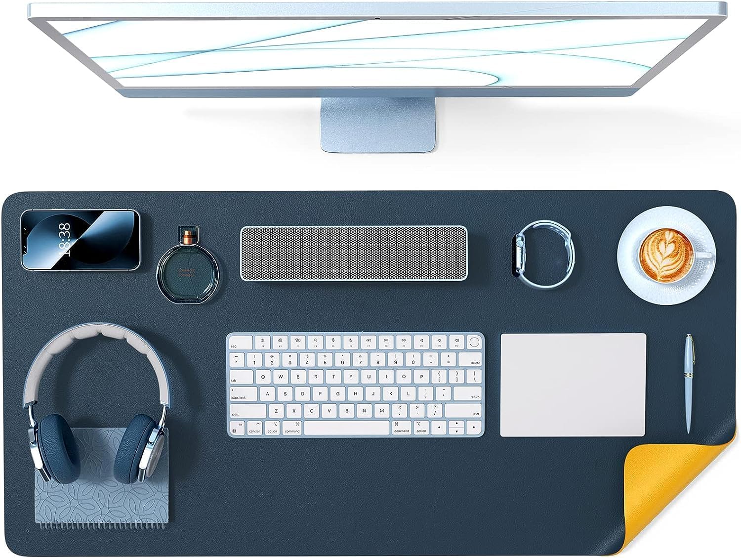 ENHANCE XXXL Gaming Computer Desk Mat - 3XL Large Mouse Mat (48x24 ...