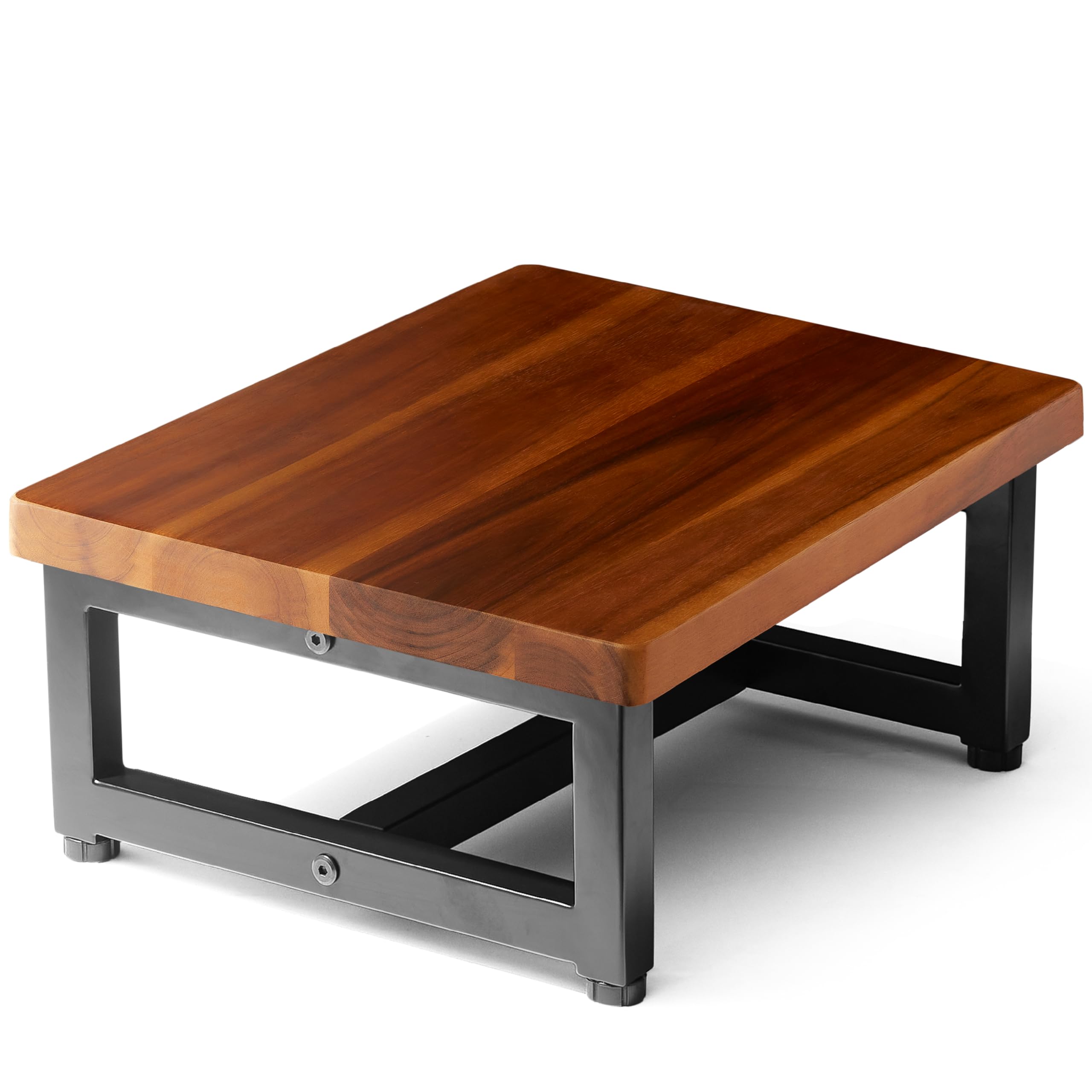 Amazon.com: FANATU Wooden Two Step Stool - Heavy Duty One Step Stool ...