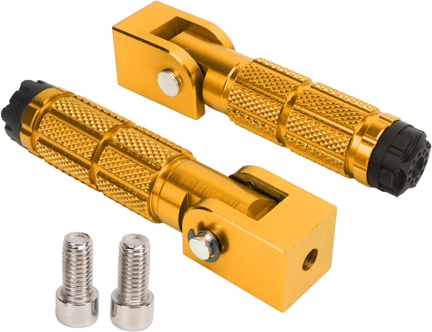 Amazon.com: Caoeal M8 Motorcycle Foot Pegs Front Footpeg Antislip ...