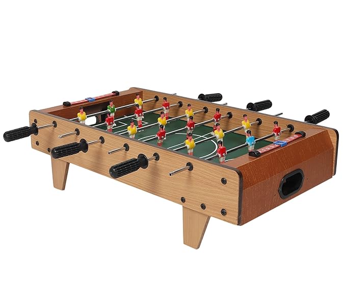 ToyMart Wooden Table Foosball/Football Board Game Set Table Top Soccer ...