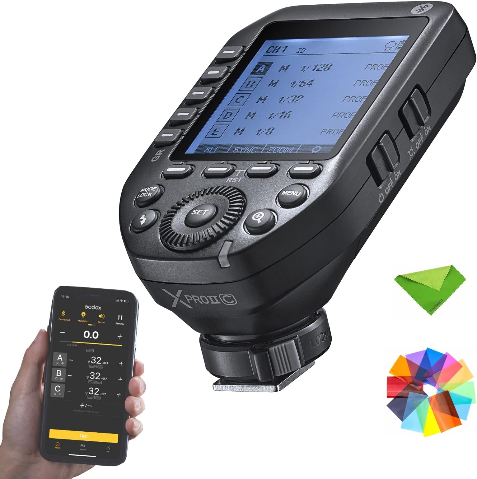 Amazon.com : Godox XProII XProII-C XProIIC Flash Trigger for Canon ...