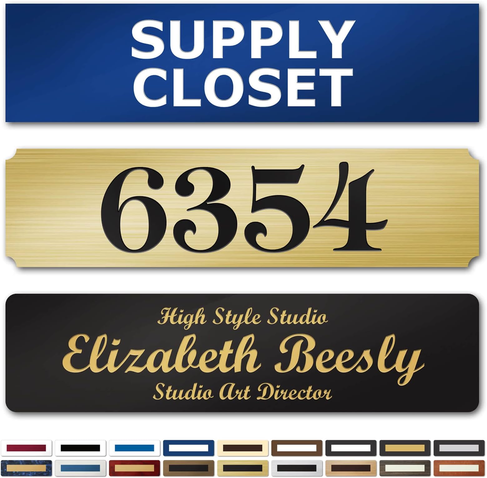 Amazon.com: Custom Door Sign, Office Door Sign, Personalized Door ...