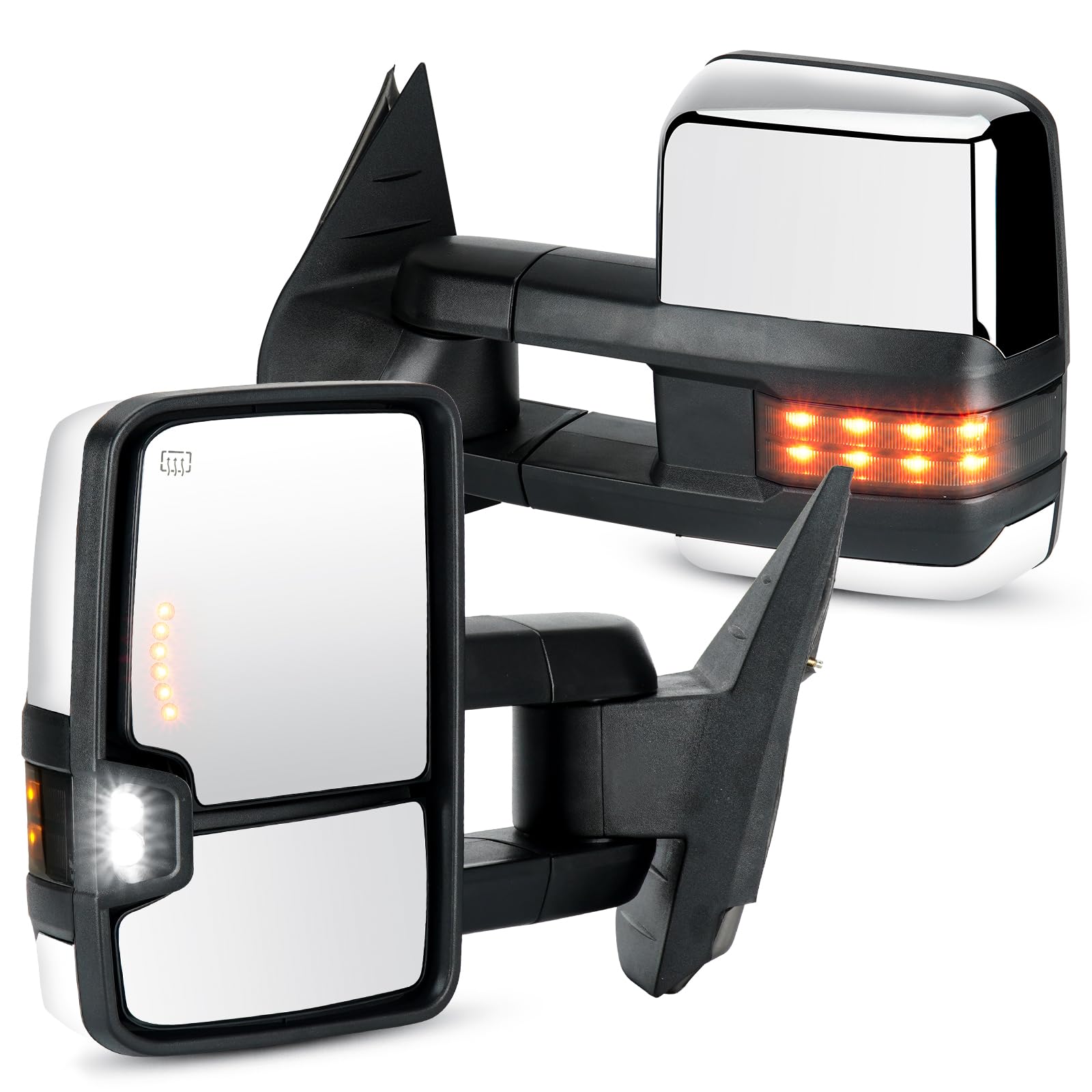 Amazon.com: Towing Mirrors Rear View Mirrors fit for 2007-2014 Chevy ...