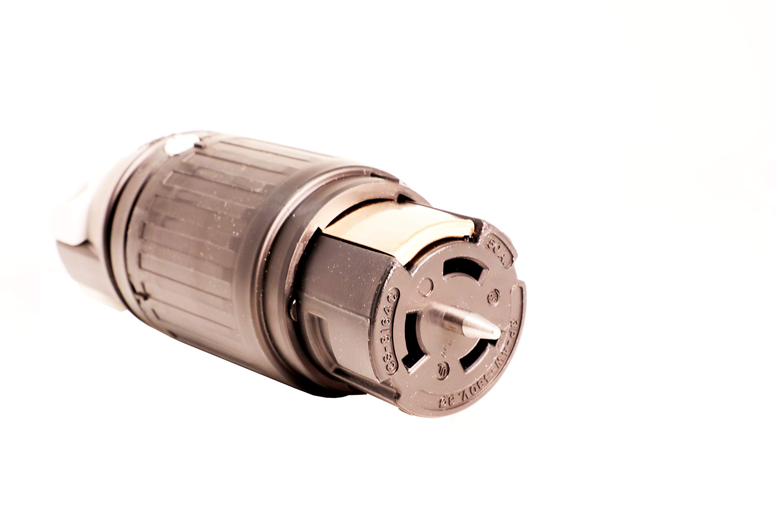 Amazon.com: HUBBELL CS8164C CA Conector CA STD 50a Trifásico 480v ...