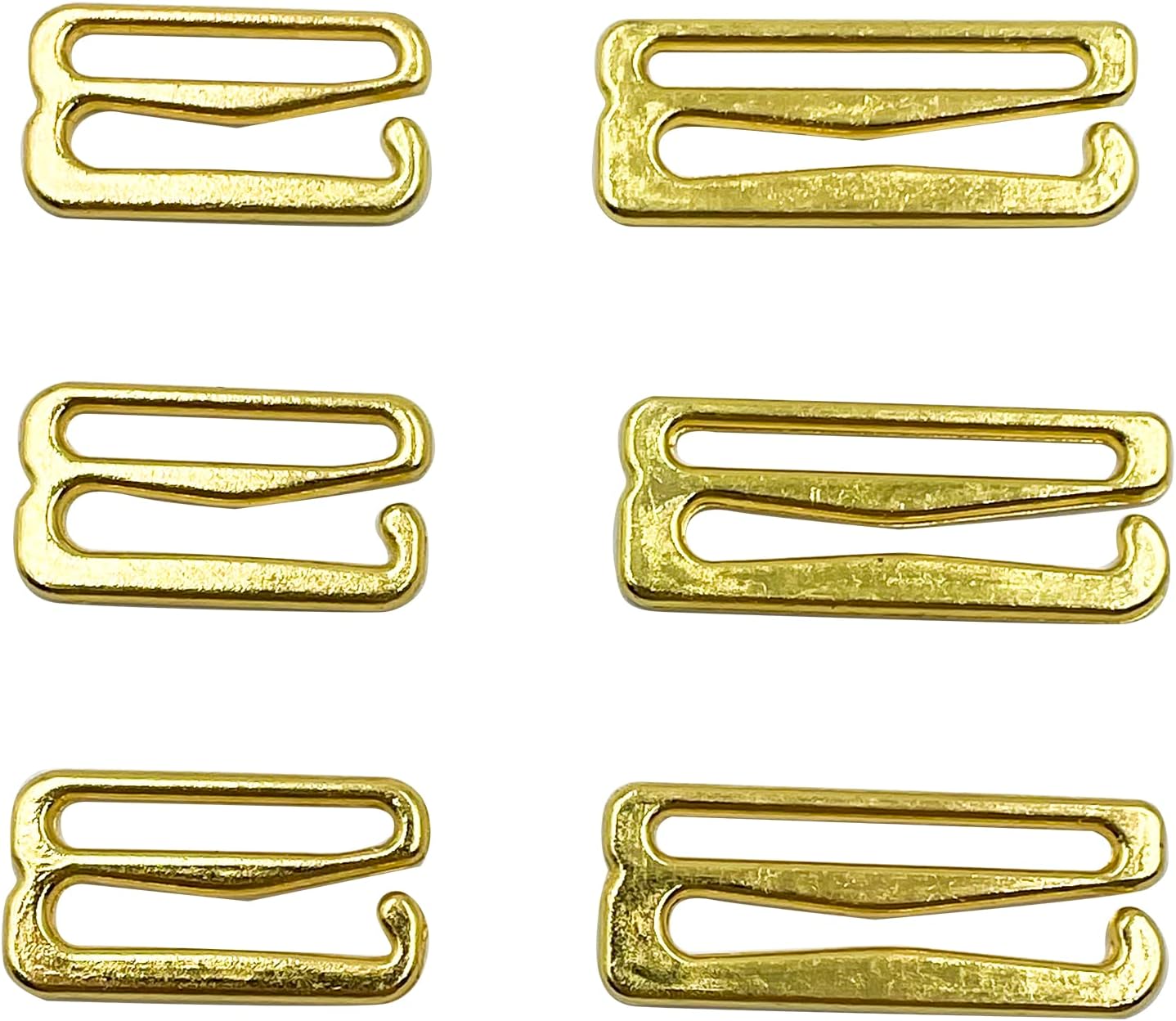 Amazon.com: 50pcs Golden Swimsuit Bra Hooks Bra Strap Adjustable ...