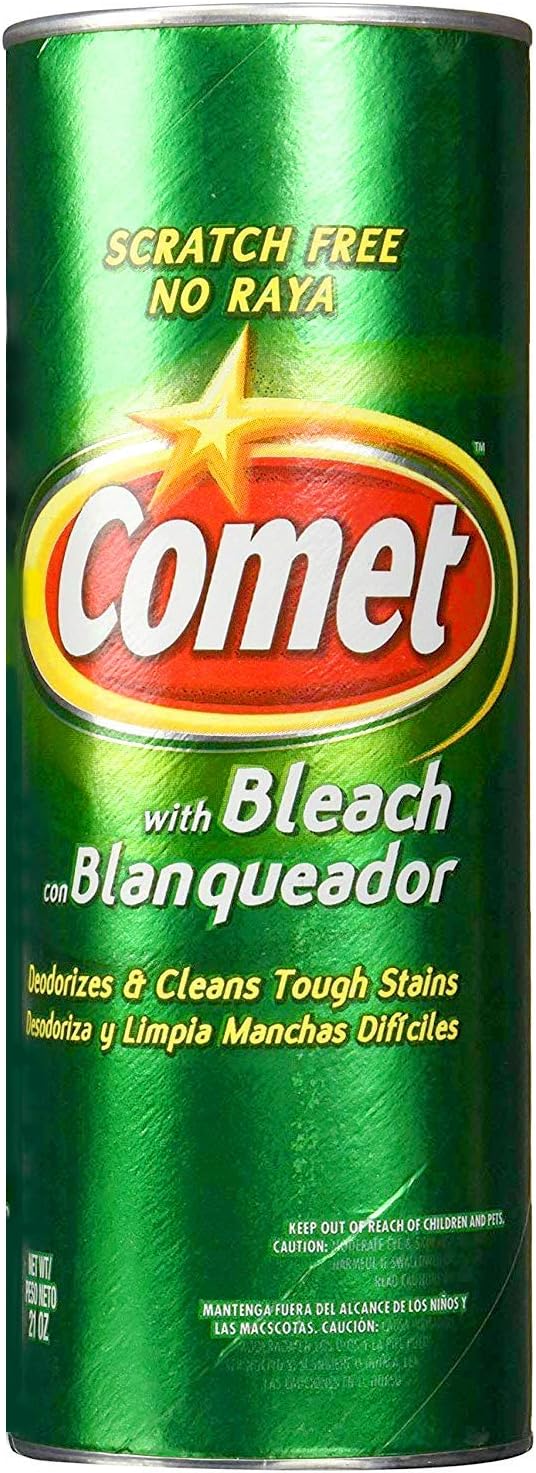 Amazon.com: Comet Disinfectant Cleanser with Bleach - 21 oz : Health ...