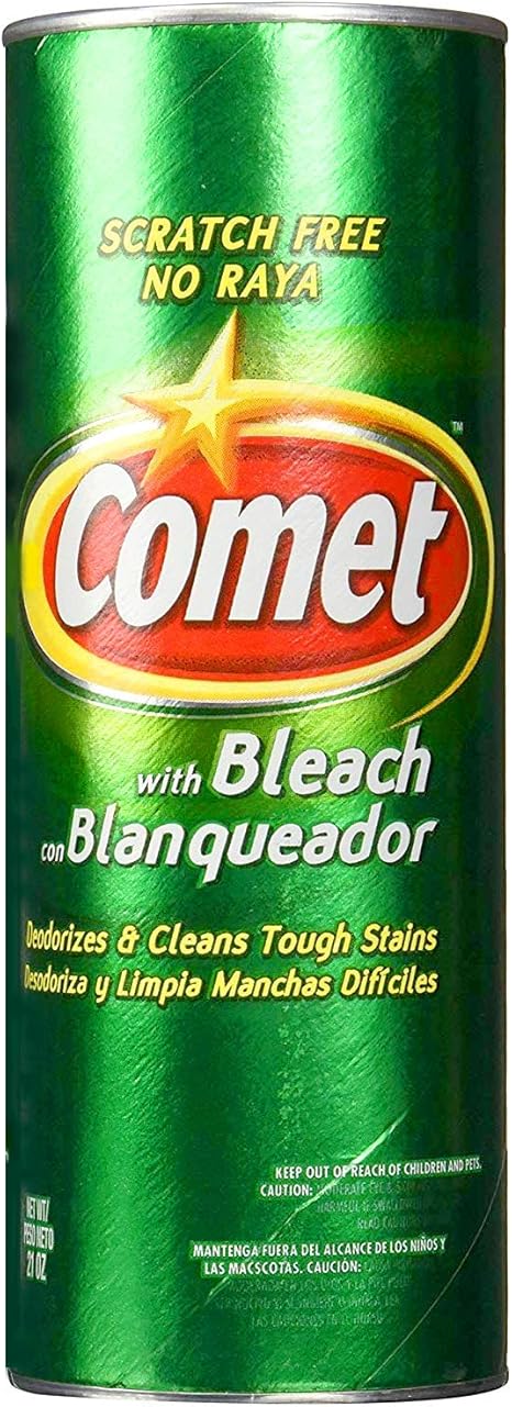 Amazon.com: Comet Disinfectant Cleanser with Bleach - 21 oz : Health ...