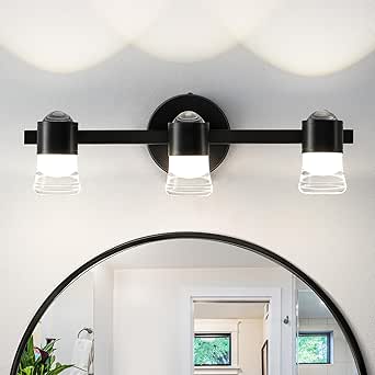Bathroom Vanity Lights Over Mirror, 3 Lights Bathroom Vanity Light ...