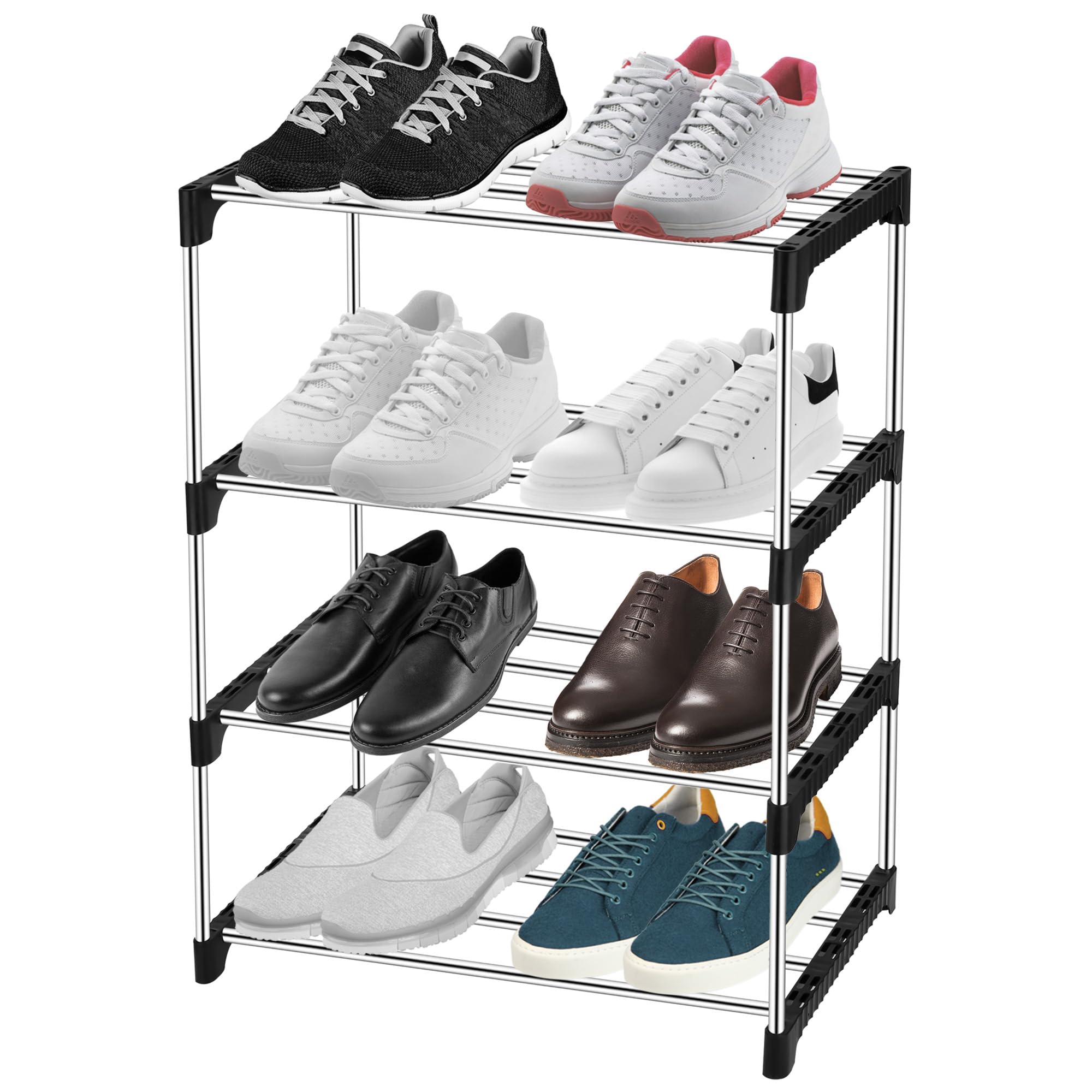 Starvortex Shoe Rack Small, Space-saving Compact Shoe Rack, Shoe Stand ...