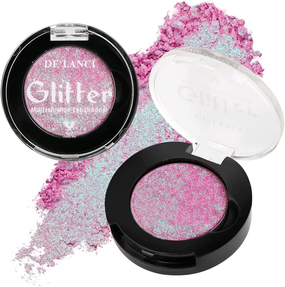 Amazon.com : Afflano Chameleon Glitter Eyeshadow Metallic Eyes Makeup ...