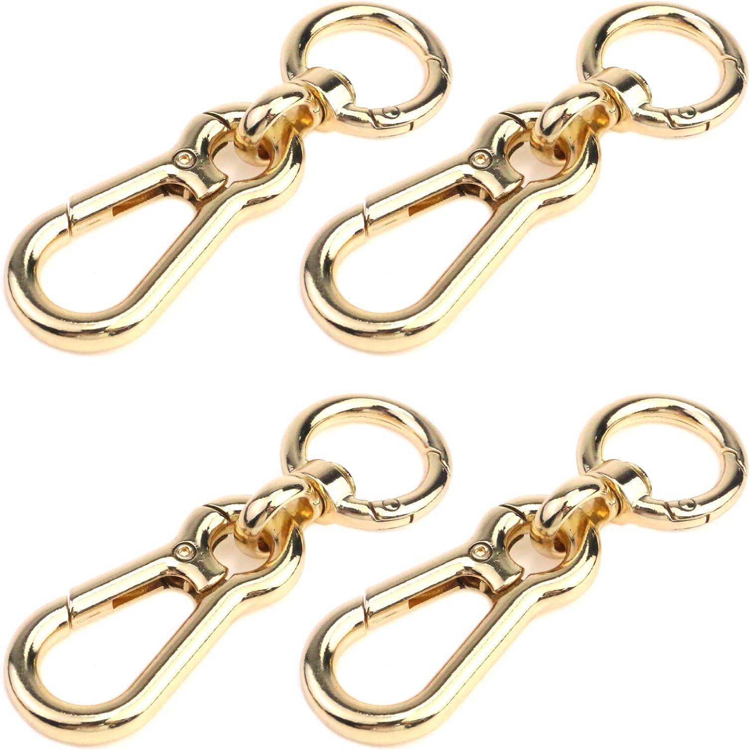 Amazon.com: Ouligay 3Pcs Metal Spring Snap Hooks Clip Swivel Snap Hooks ...