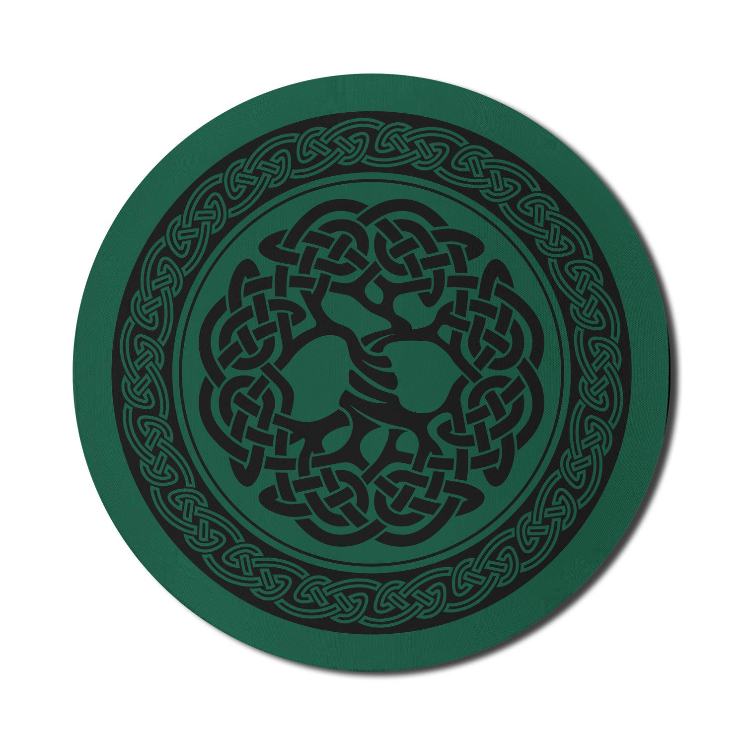Amazon.com: Ambesonne Celtic Mouse Pad for Computers, Monochrome Tree ...