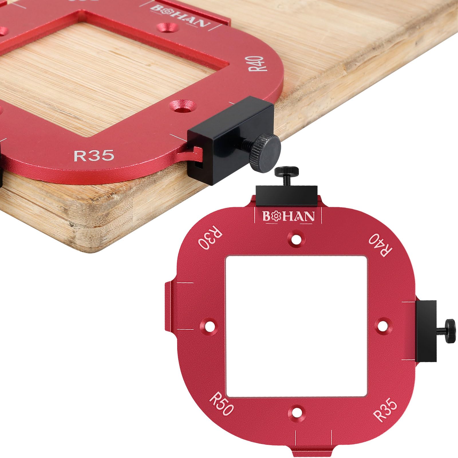 Amazon.com: GLMFAN Radius Jig Router Template, Corner Radius Routing ...