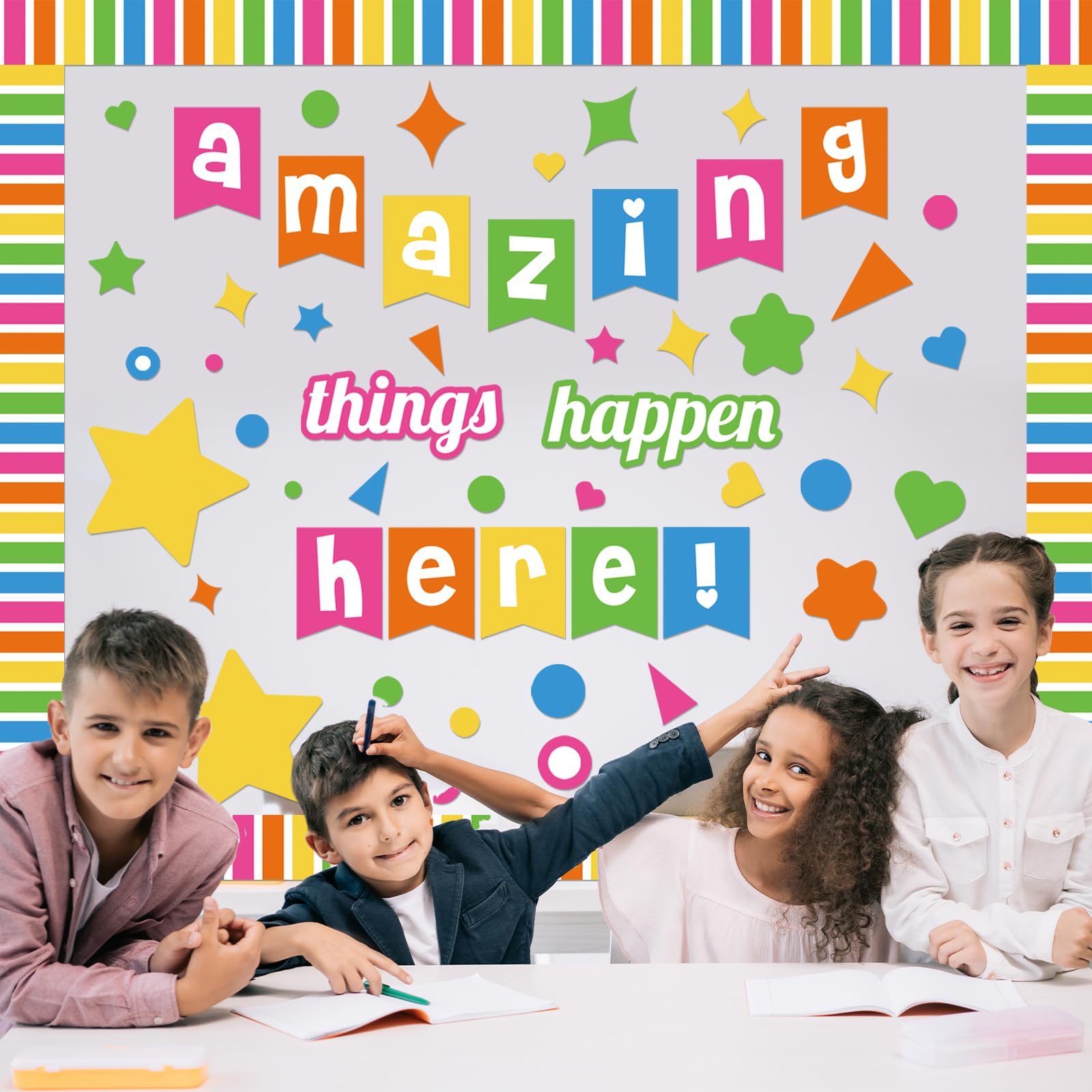 Snapklik.com : Classroom Bulletin Board Decorations Set Back To School ...