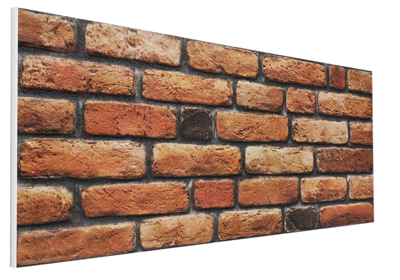 Buy 3D Brick Effect Decorative Wall Panels Ceiling Tiles CLADDING ...