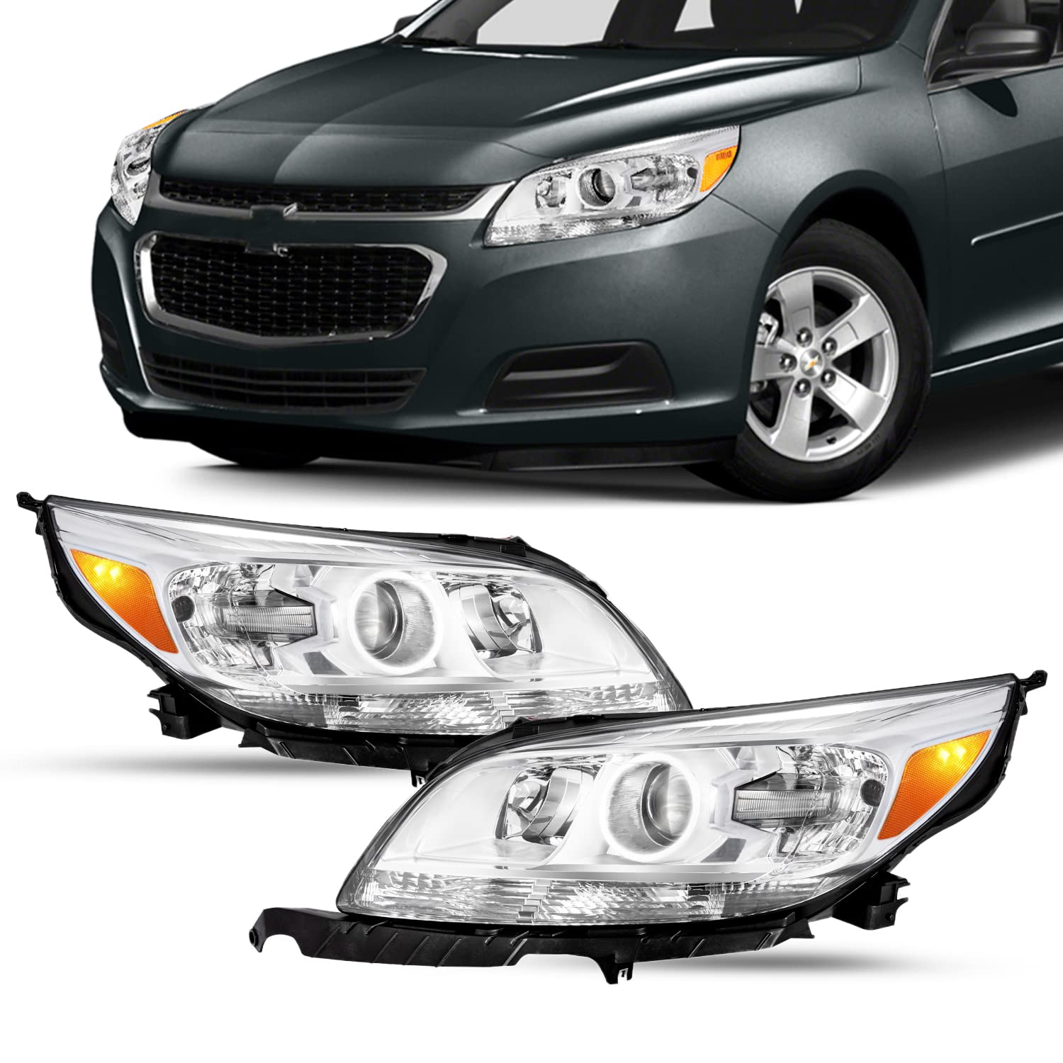 Amazon.com: TUSDAR Fits For 2013-2015 Chevy Malibu LT LTZ ECO / 2016 ...