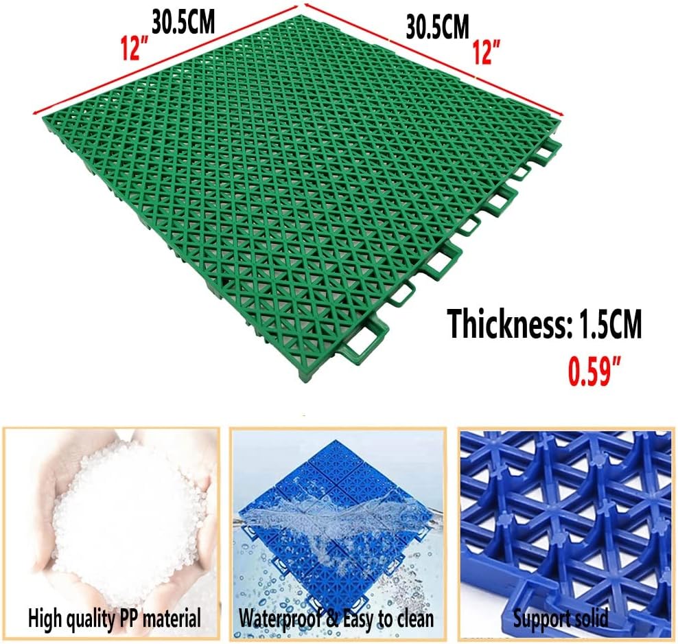 30.5CM Modular Interlocking Floor Tiles, Basketball Nepal | Ubuy