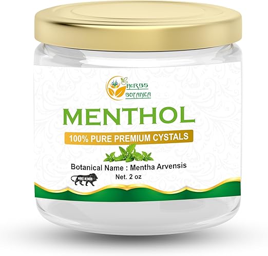 Amazon.com: Herbs Botanica Menthol Crystals (Mentha Arvensis), 100% ...