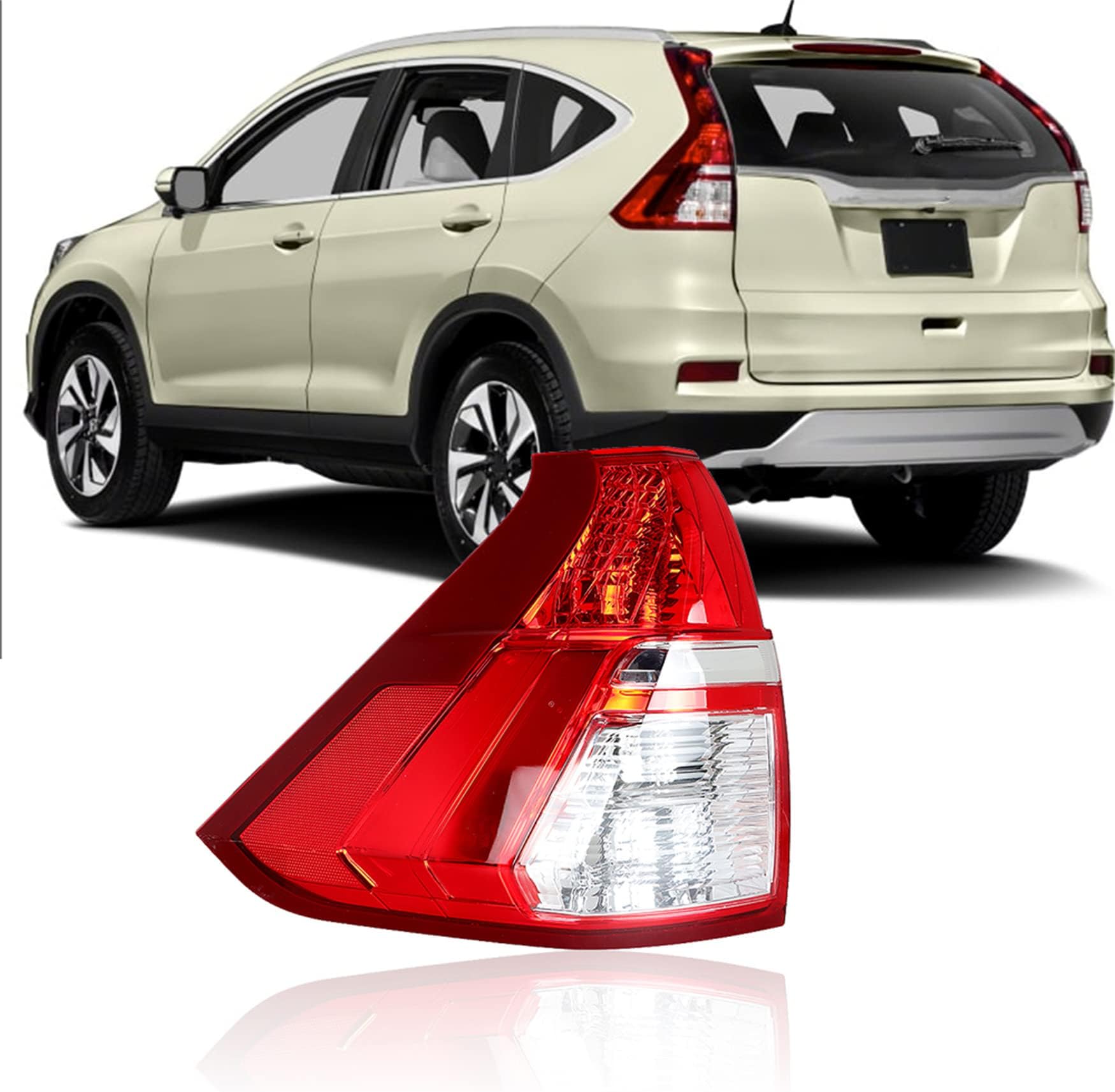 Amazon.com: WFLNHB Left Side Tail Light Assembly Replacement for Honda ...