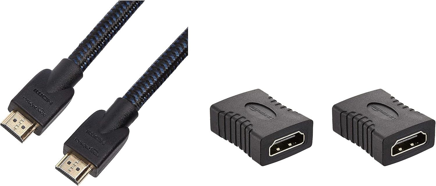 Amazon.com: Amazon Basics Nylon-Braided 4K, 18Gbps HDMI to HDMI Cable ...