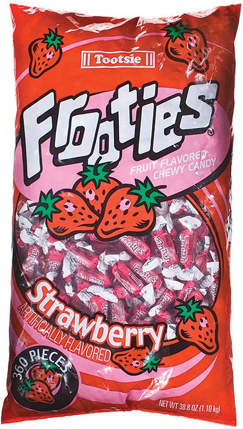 Amazon.com : Tootsie Strawberry Frooties Chewy Candy, 16 Oz : Taffy ...