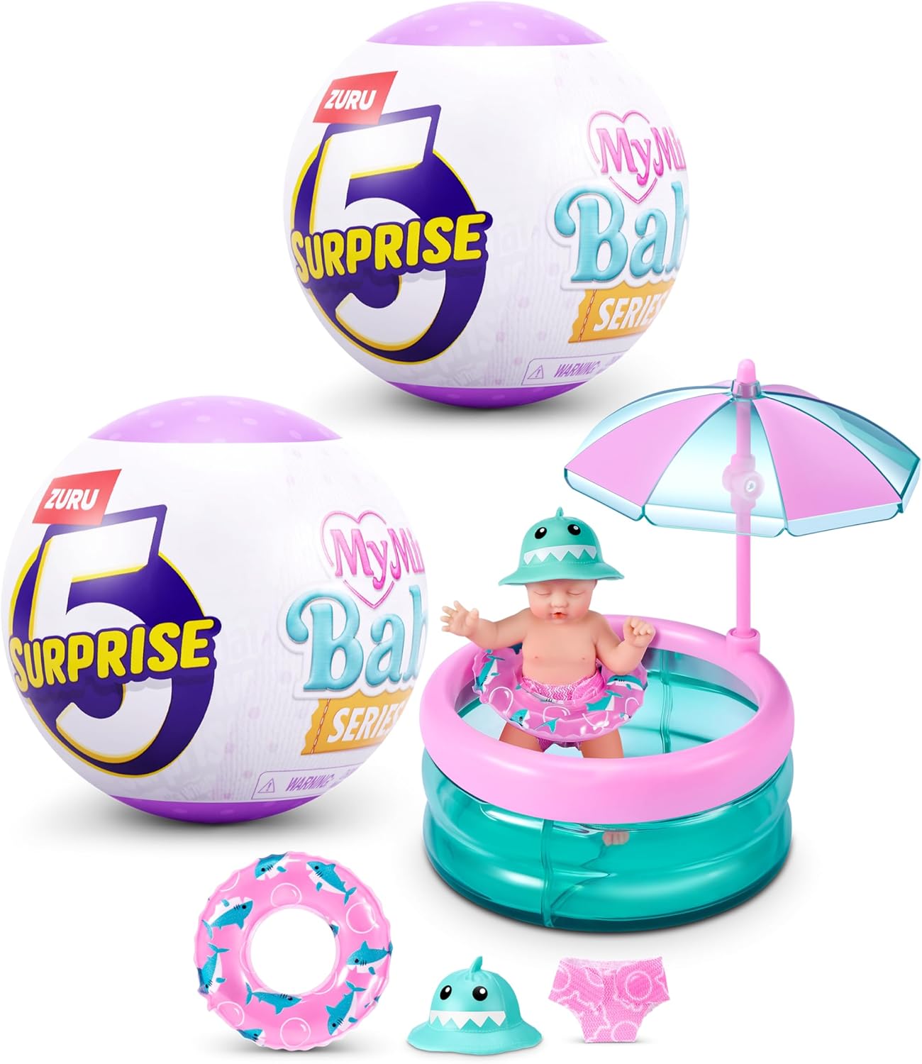 5 Surprise My Mini Baby Series 2 By ZURU, Collectible Mystery Capsule ...