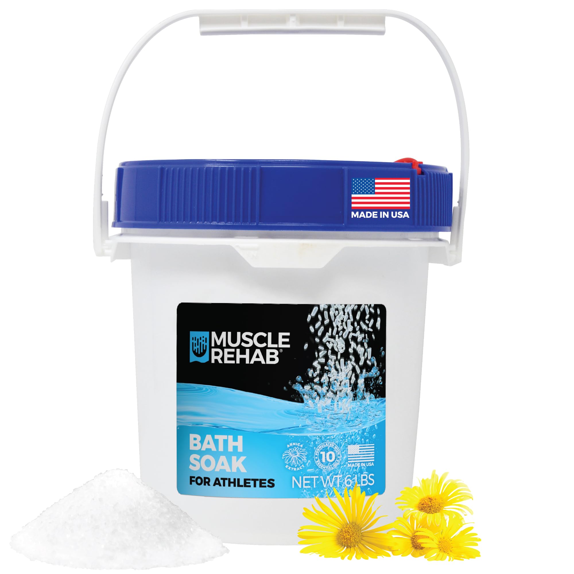 Amazon.com: Muscle Rehab Sport Epsom Soak 6lb Bulk Pail-Muscle, Arnica ...