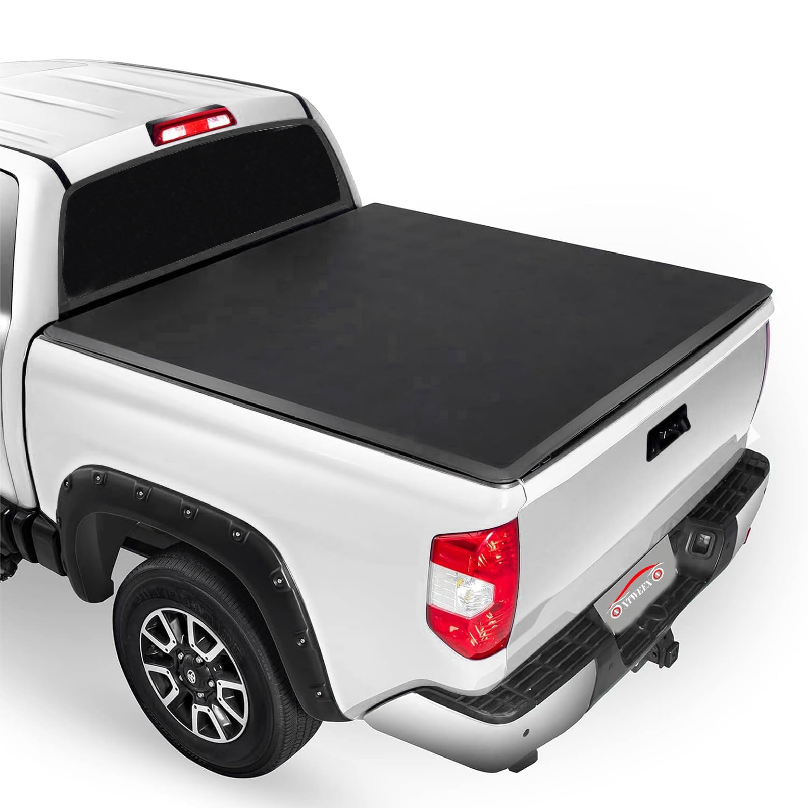 Amazon.com: XTWEEX Soft Tri-fold Truck Bed Tonneau Cover Compatible for ...