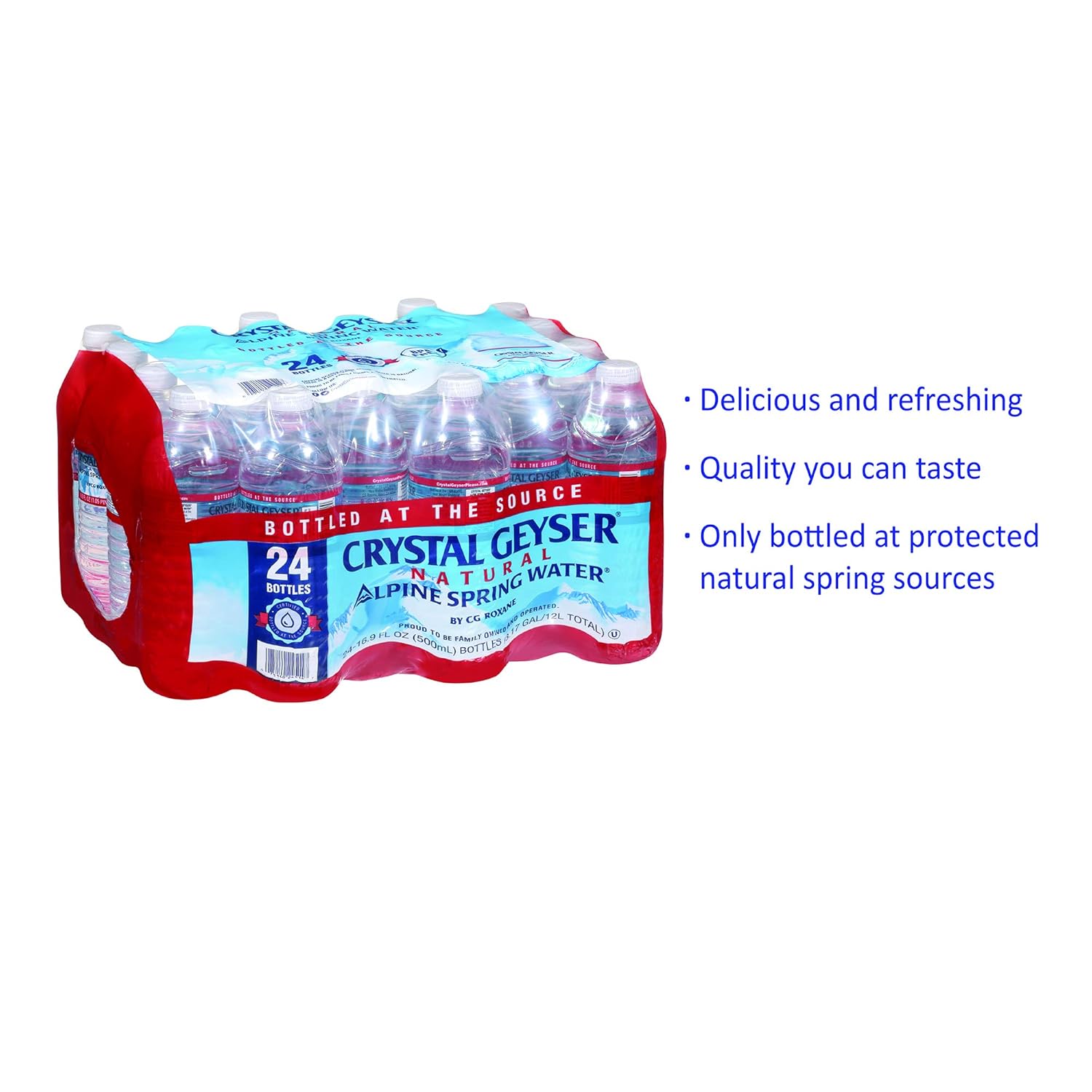 Crystal Geyser Natural Spring Water, 16.9 Fl Oz, 24 Pack in Nepal at ...