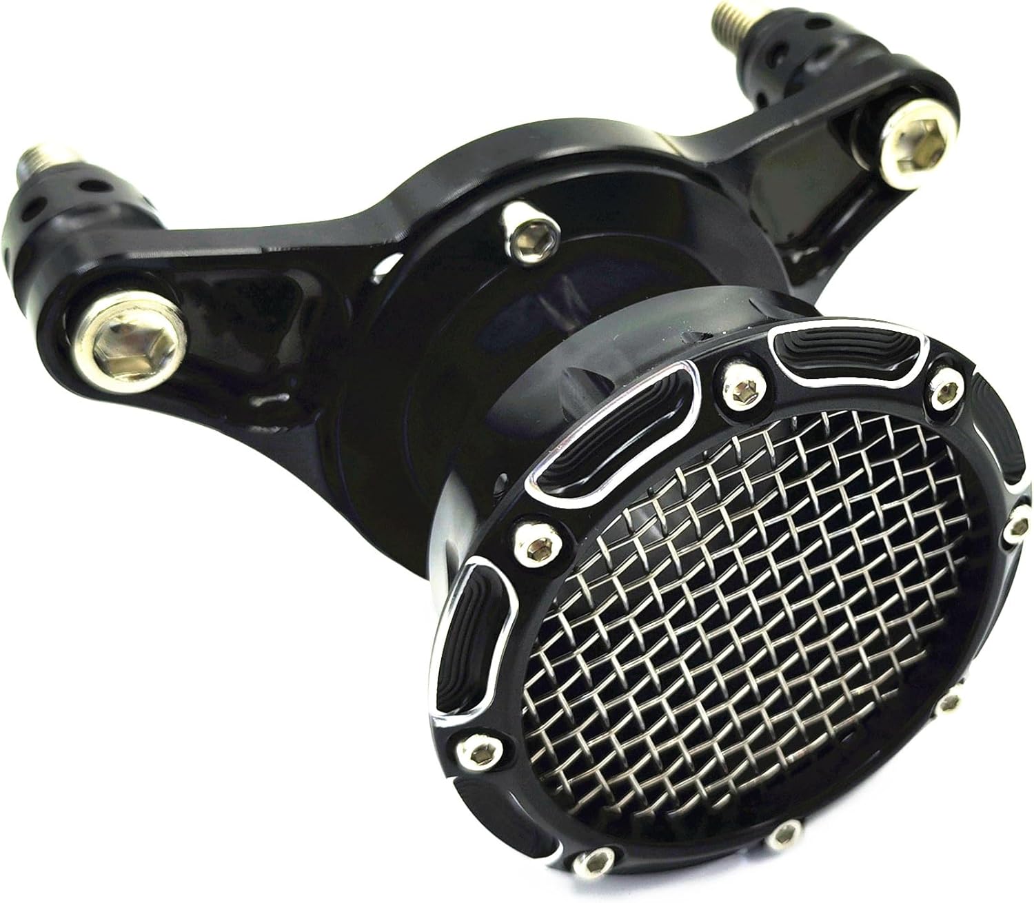 Amazon.com: Aluminum Velocity Stack Air Cleaner Intake Air Filter Kit ...