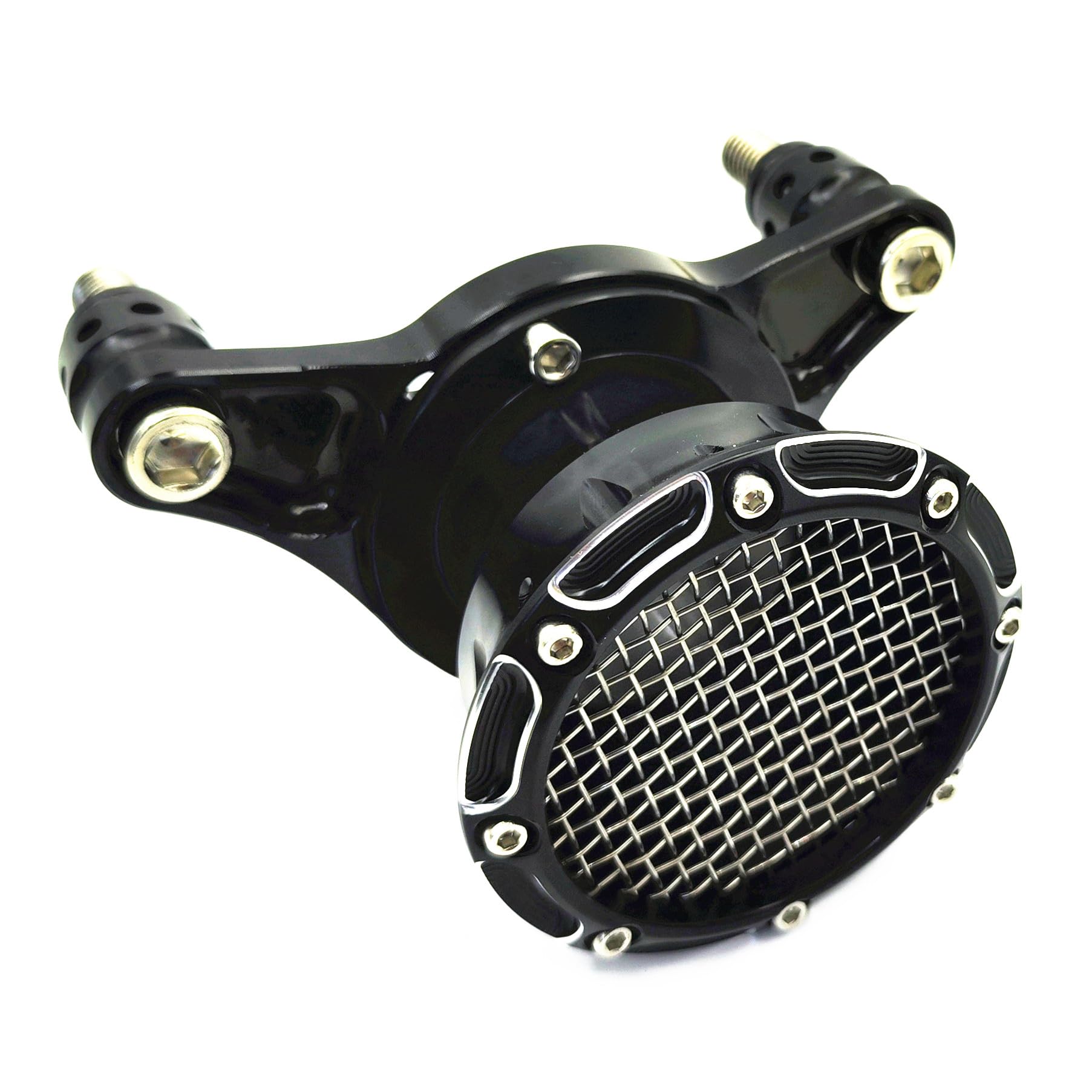 Amazon.com: Aluminum Velocity Stack Air Cleaner Intake Air Filter Kit ...