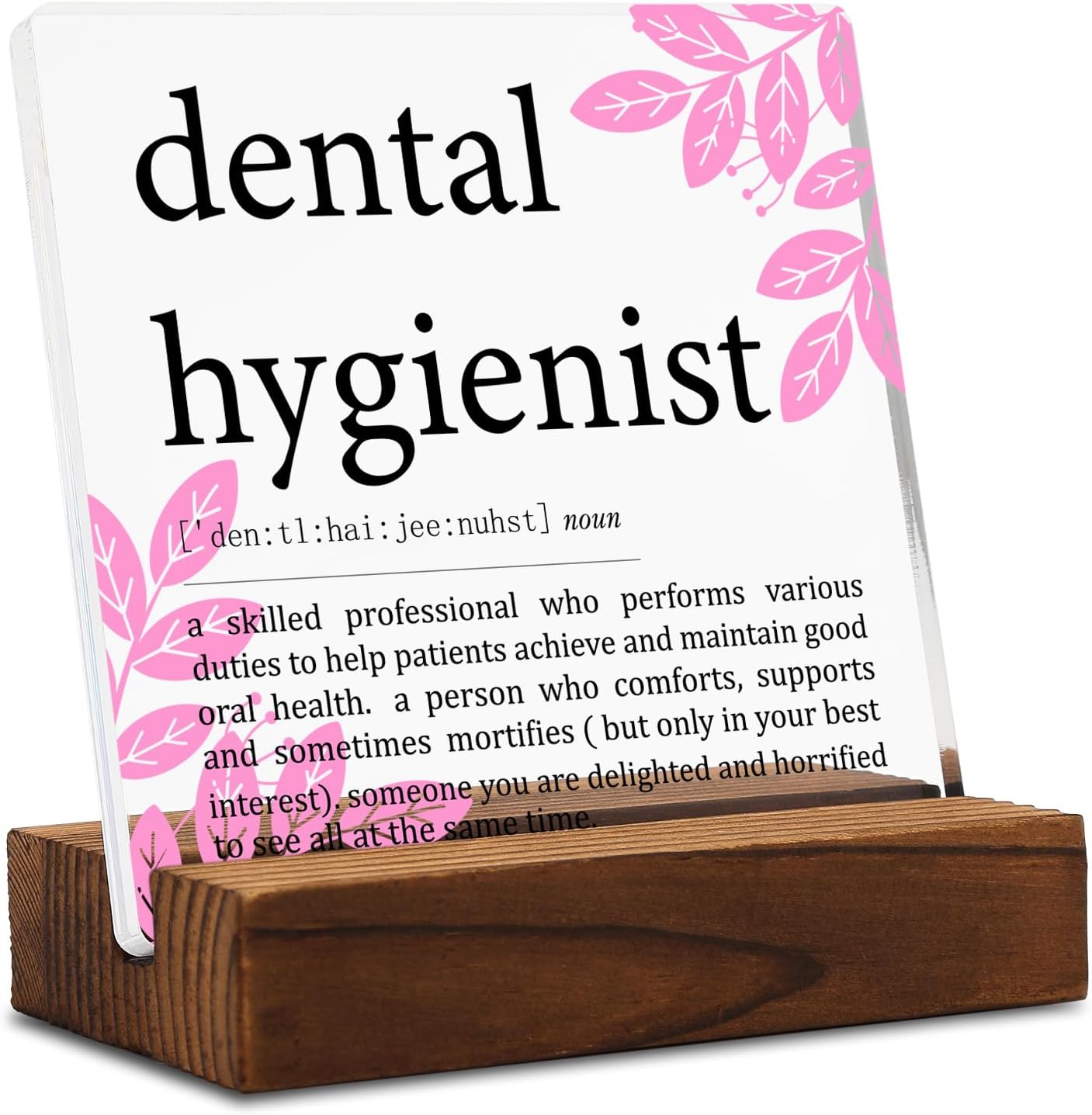 Amazon.com: Appreciation Gifts for Dental Hygienist Clear Desk Decor ...