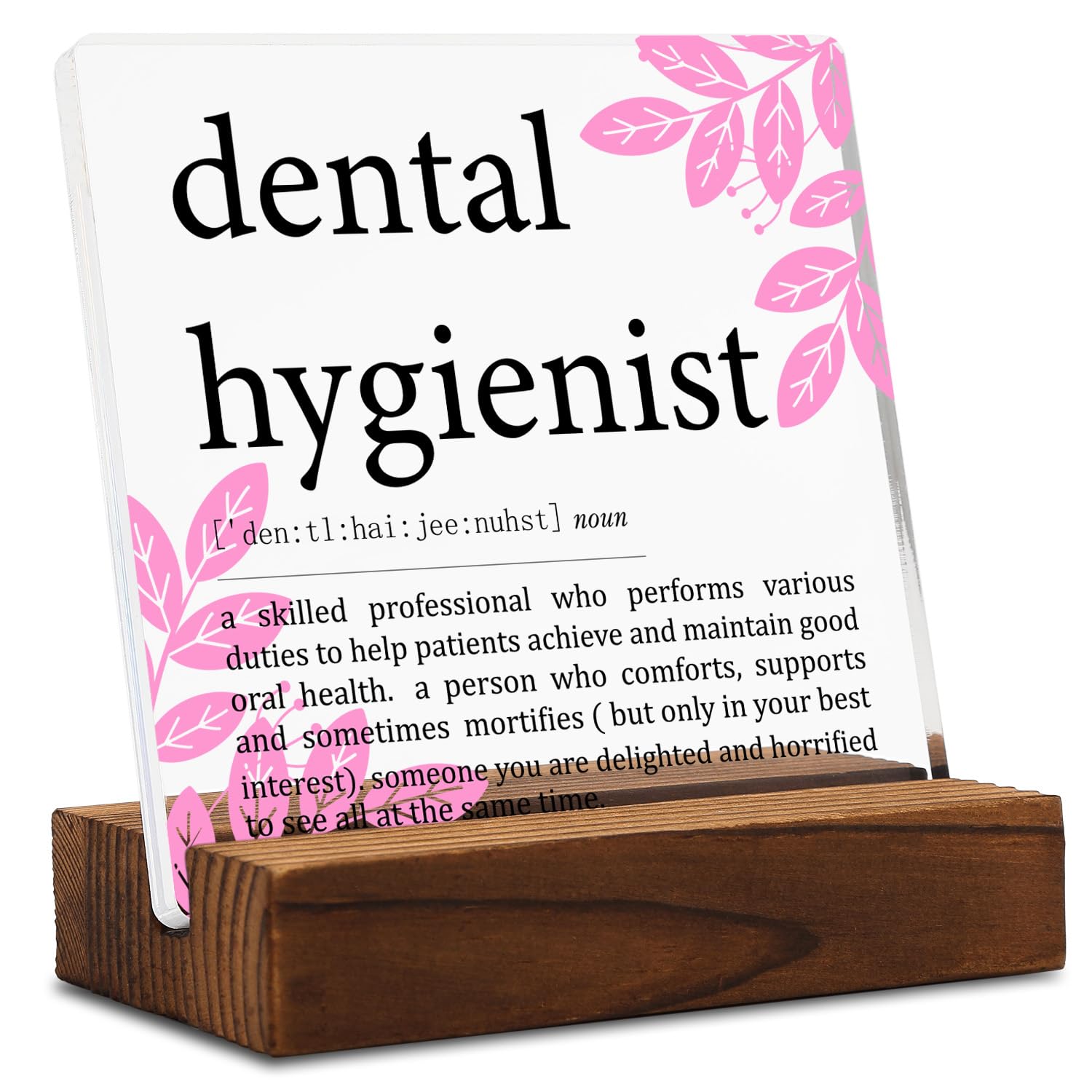 Amazon.com: Appreciation Gifts for Dental Hygienist Clear Desk Decor ...