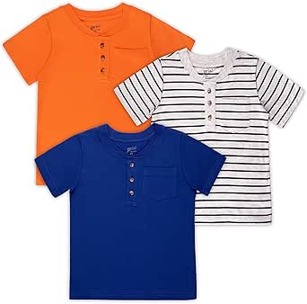 Amazon.com: Brix Boys Short Sleeve Shirts – Toddler Baby Clothes 3 ...