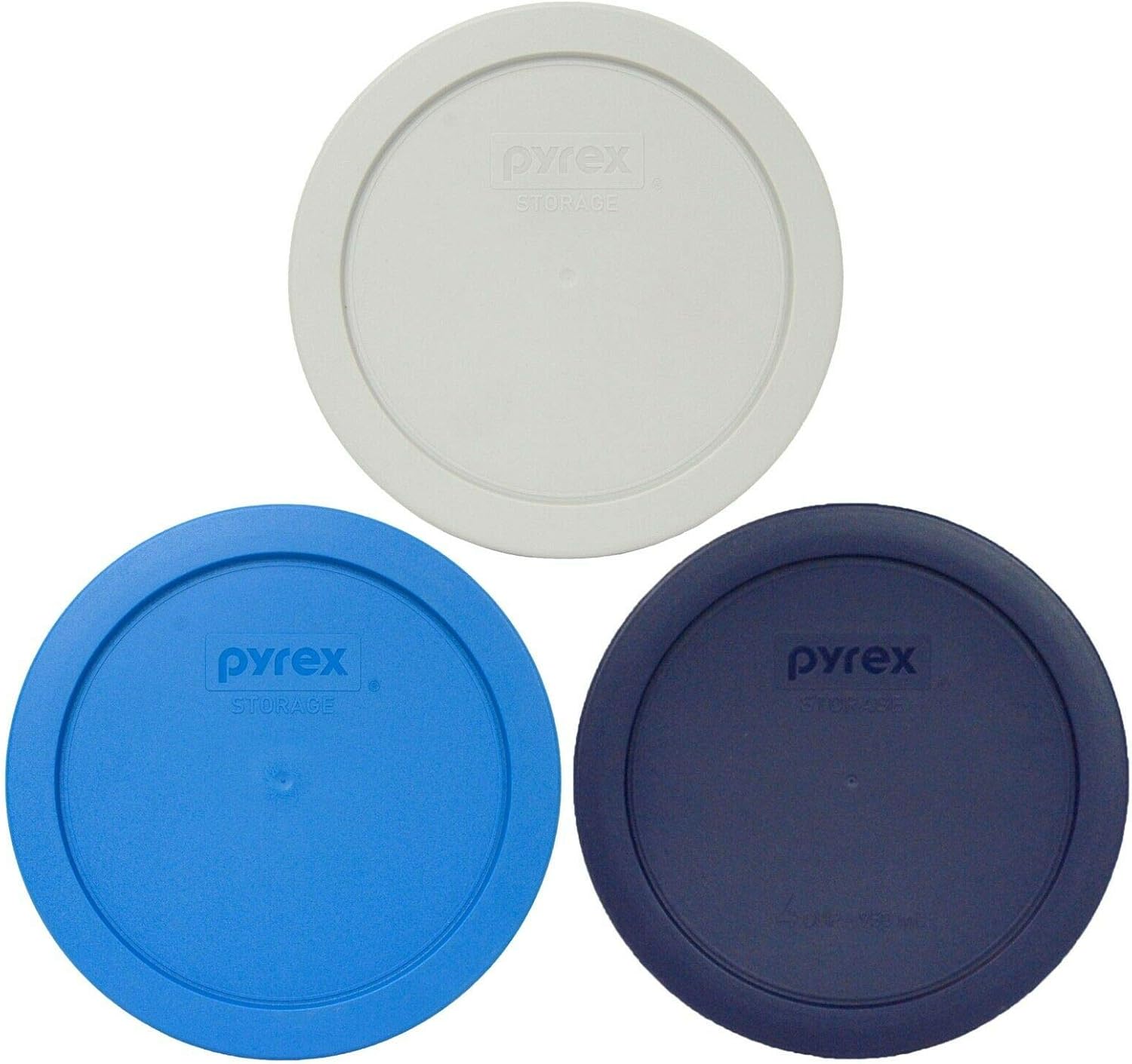 Amazon.com: Pyrex 7201-PC 4-Cup (1) Sleek Silver, (1) Marine Blue, and ...