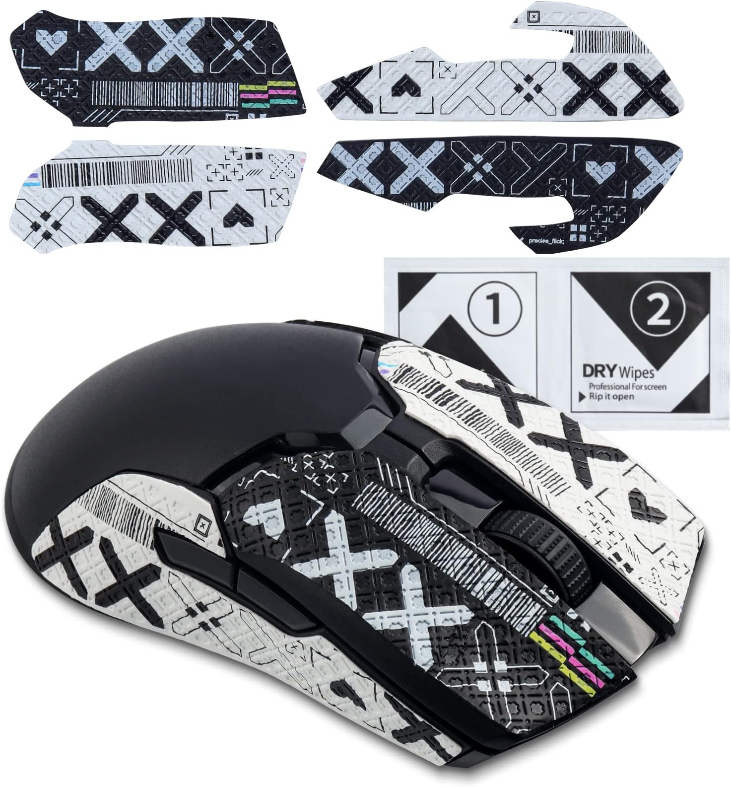 Amazon.com: Hokeyio Gamer Mouse Grip Tape Sticker for Razer Viper V3 ...