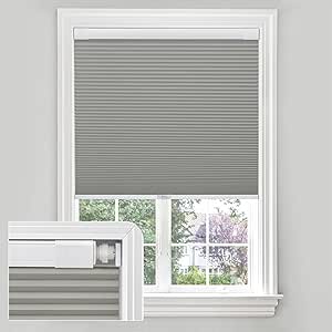 Amazon.com: UrMoon No Tools No Drill Cordless Cellular Shades for ...