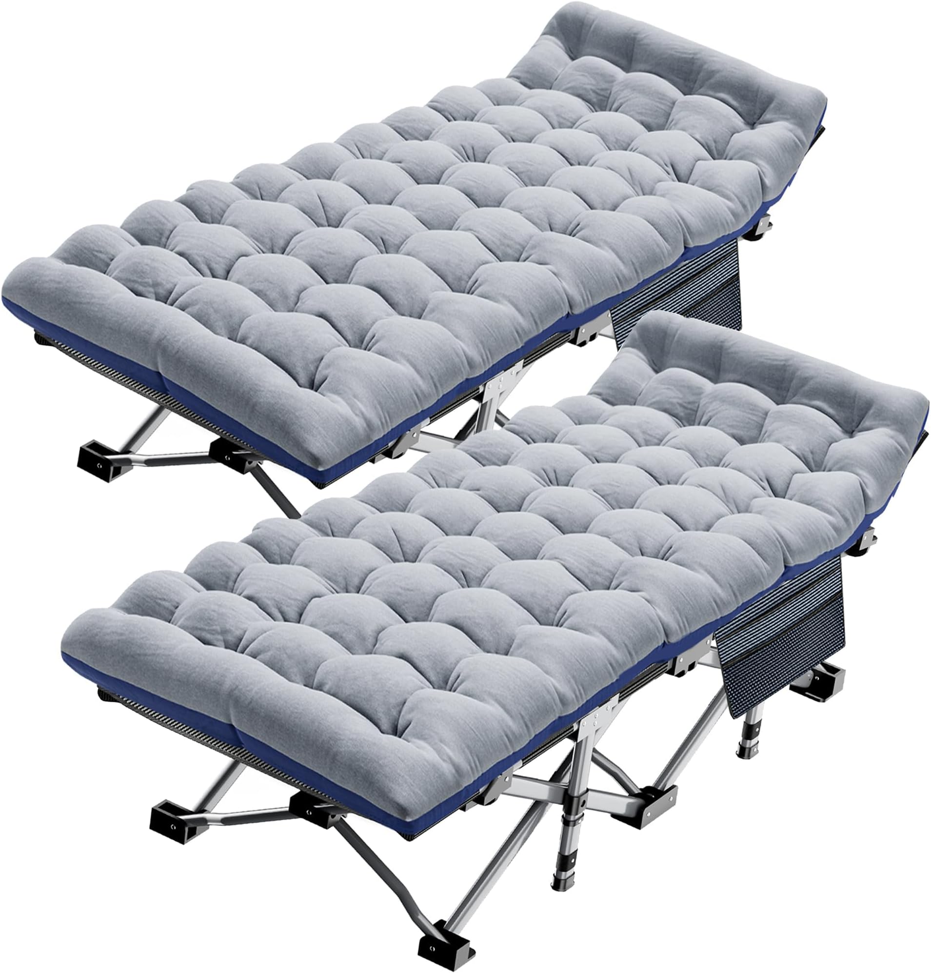 Amazon.com: Oversized XXL Folding Camping Cot, 78" L x 32" W x 18" H ...