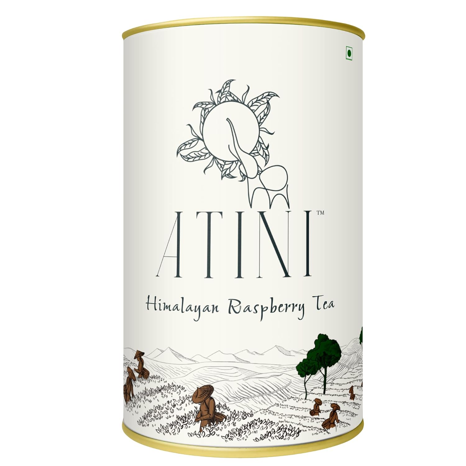 Atini Raspberry Herbal Tea - Sweet and Tangy Flavour | Natural Relief ...