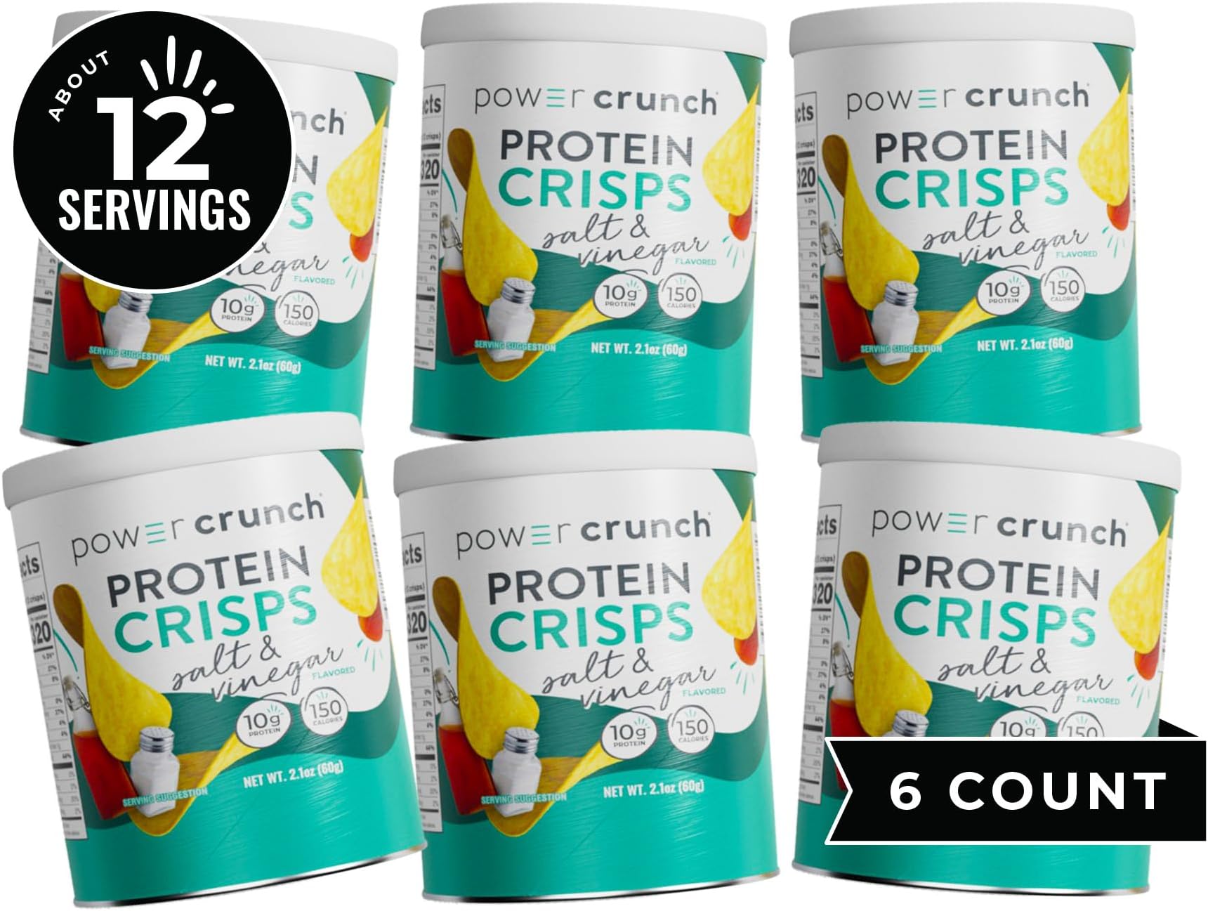 Amazon.com : Power Crunch Protein CRISPS, a Potato Style Protein Chip ...