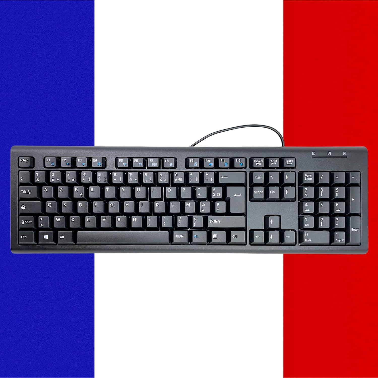 Aramedia French European USB AZERTY Keyboard - Morocco | Ubuy