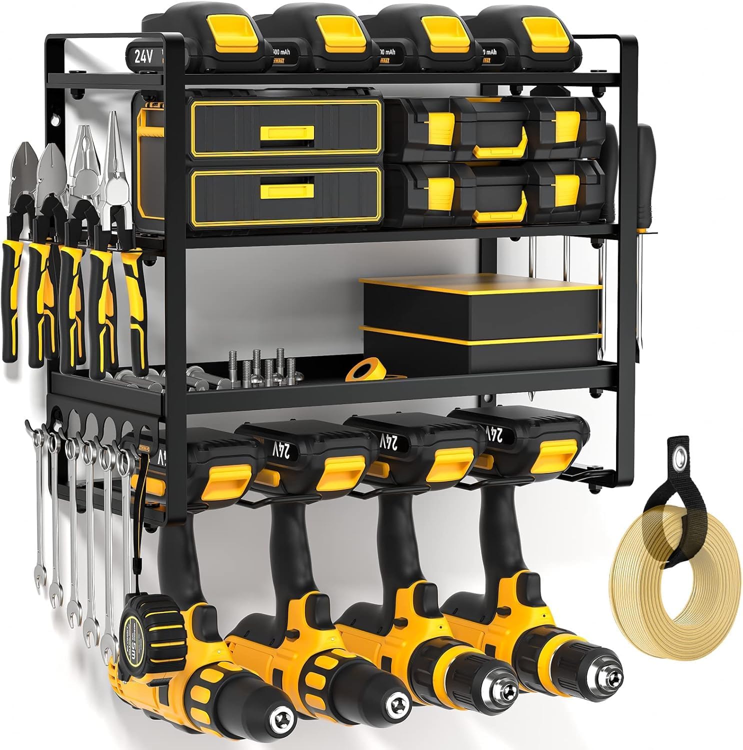 Amazon.com: LORO ESSENTIALS Power Tool Organizer for Tool Storage ...