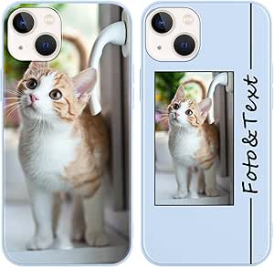 Amazon.com: Eouine Custom Phone Case for Apple iPhone 13 Mini (5.4") - Personalized Picture ...