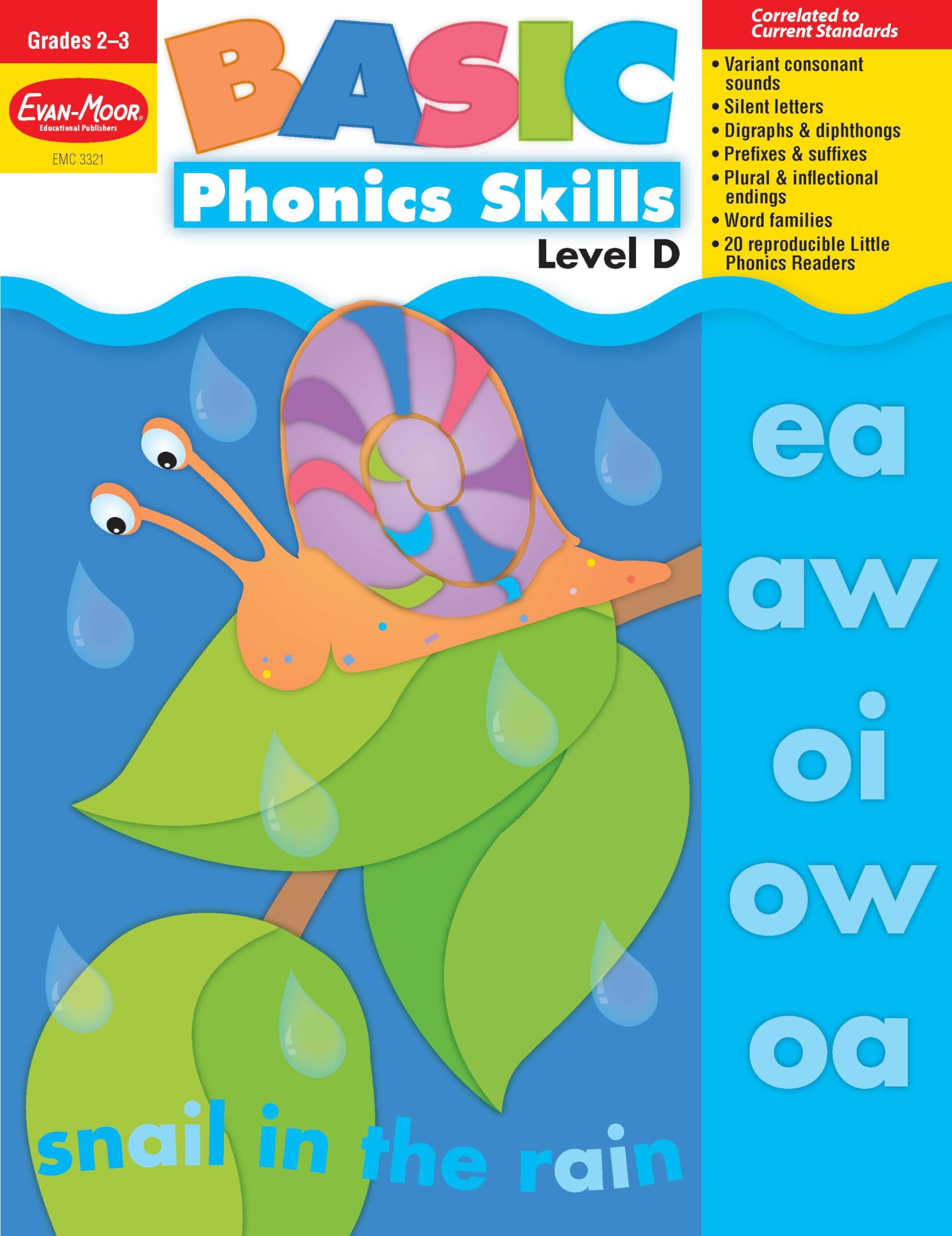 Amazon.com: Basic Phonics Skills, Level D: 9781557999696: Evan-Moor ...