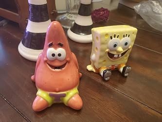 Amazon.com: SpongeBob SquarePants and Patrick Salt and Pepper Shaker ...