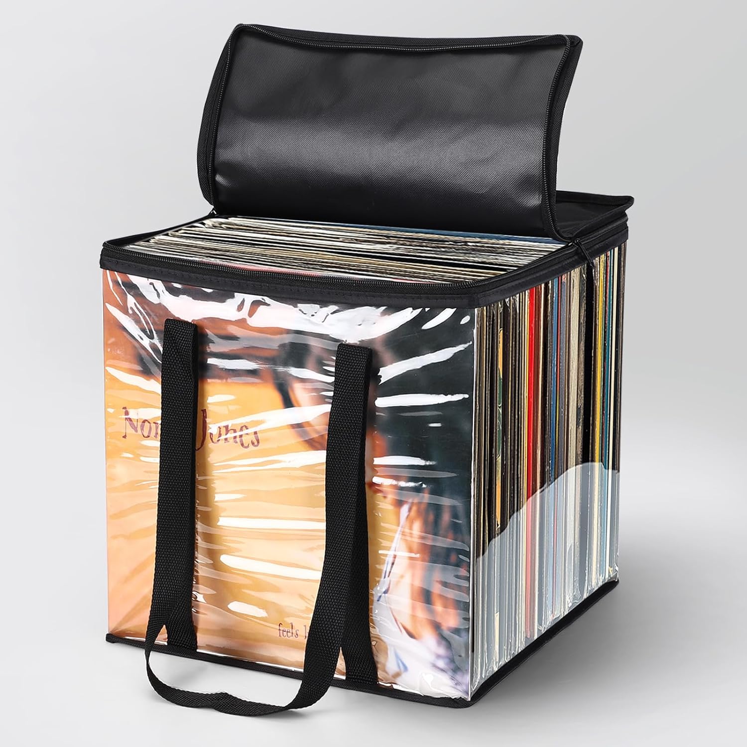 Amazon.com : Facmogu Vinyl Record Storage Bag, 12" PVC Clear LP Vinyl ...
